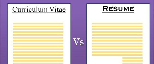 Difference Between CV And Resume with Comparison Chart Key Differences